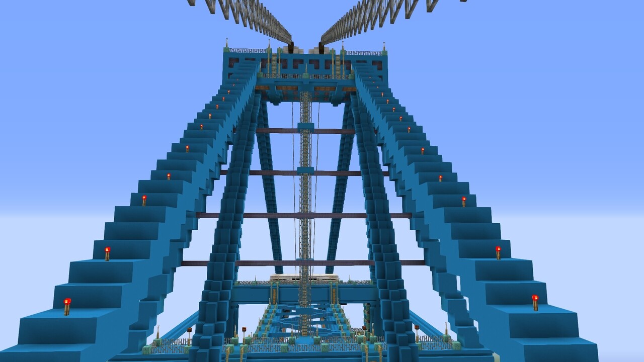 Gantry port crane (STS) Minecraft Map