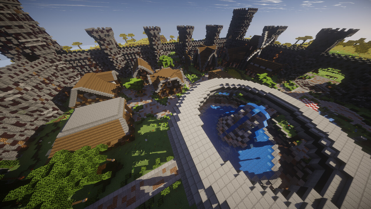 Survival Server Spawn - WGCRAFT Custom Spawn! Minecraft Map