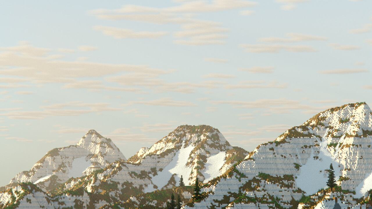 Quad Peaks Minecraft Map