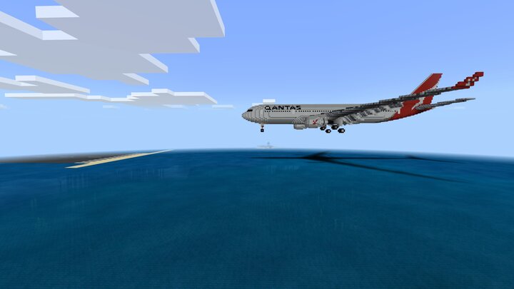 Airbus A330-200 landing Minecraft Map
