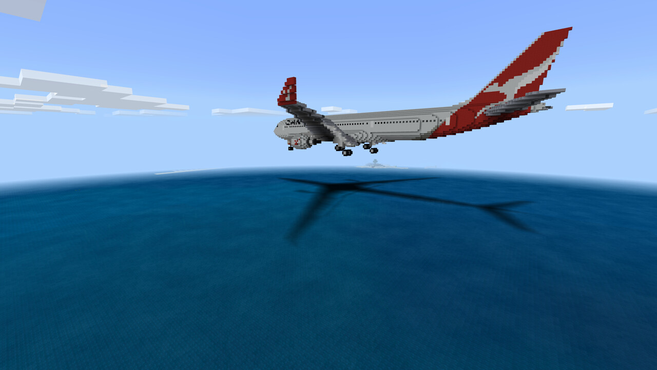Airbus A330-200 landing Minecraft Map