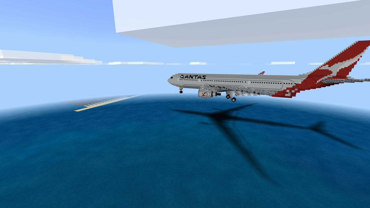 Airbus A330-200 landing Minecraft Map