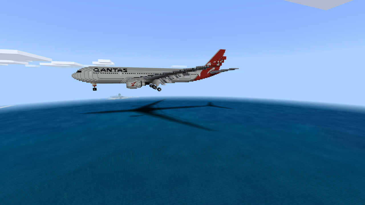 Airbus A330-200 landing Minecraft Map