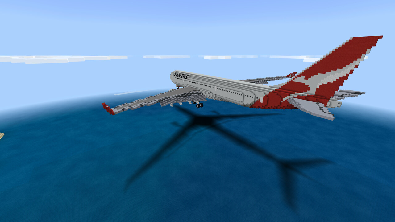 Airbus A330-200 landing Minecraft Map