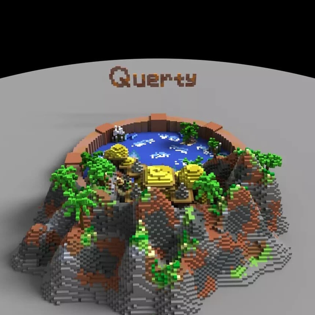 Minecraft Lobby [mc.querty.eu] Tropical Lobby Minecraft Map