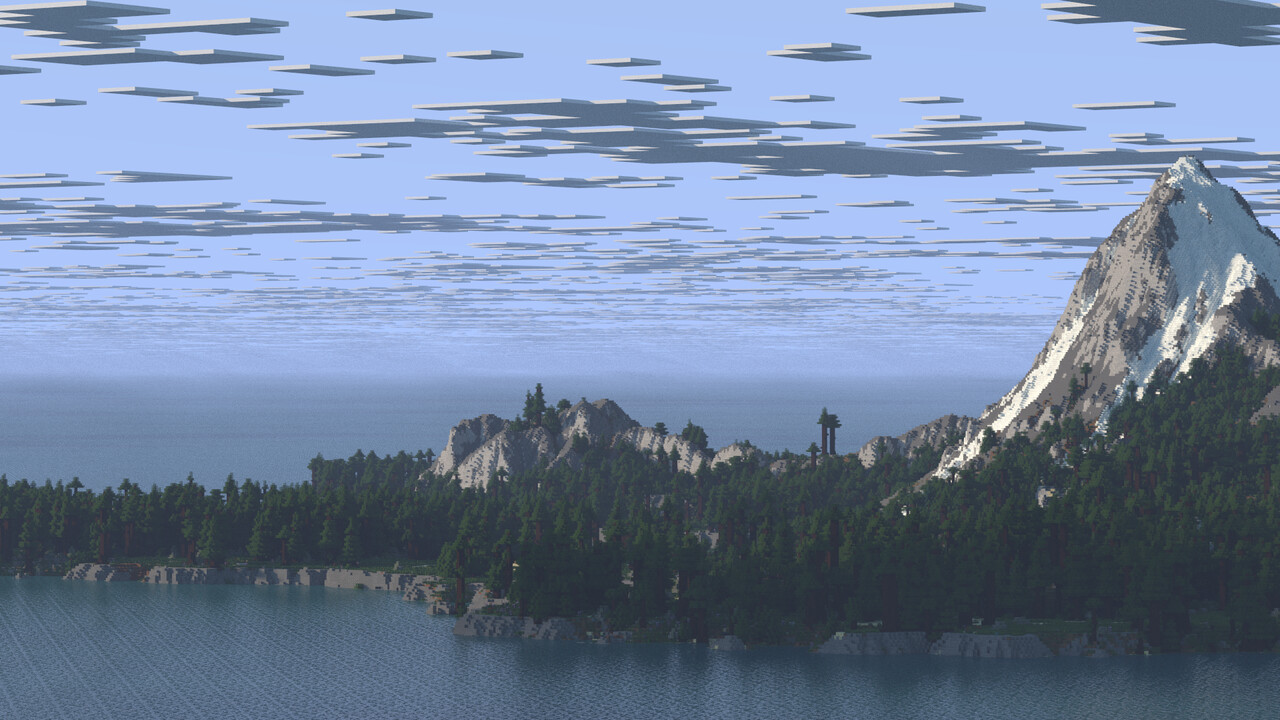 Advent Map [5] - Wulfberg, The Mega Taiga Island (2k, Java, Bedrock ...