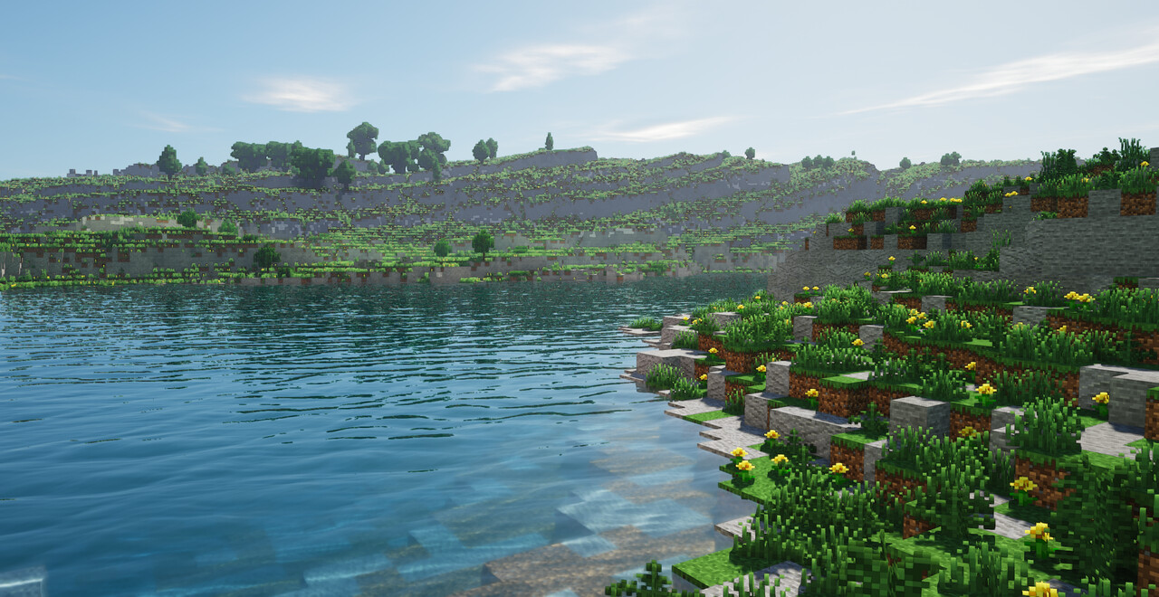 Terraced fields Minecraft Map