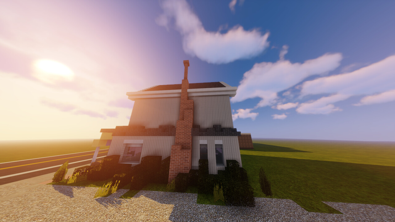 Small Town Building #2 - Pawn Shop, Flower Shop, and road! Minecraft Map