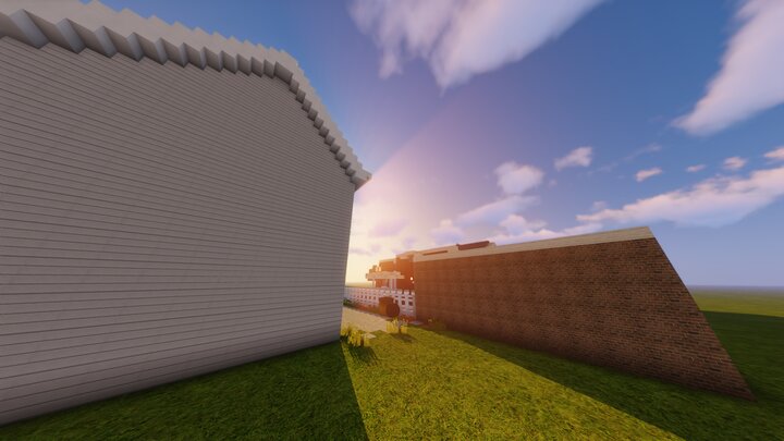 Small Town Building #2 - Pawn Shop, Flower Shop, and road! Minecraft Map