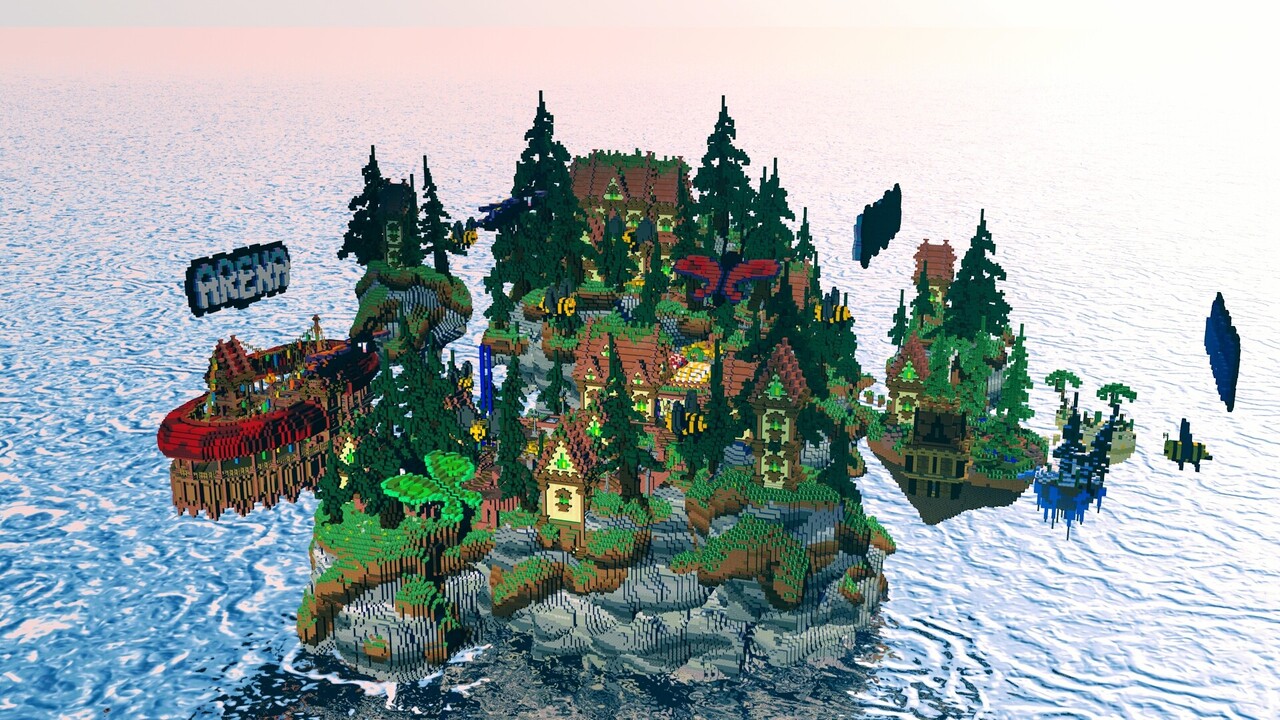 Team Arcenia - SkyBlock Spawn - Royal Island! Minecraft Map