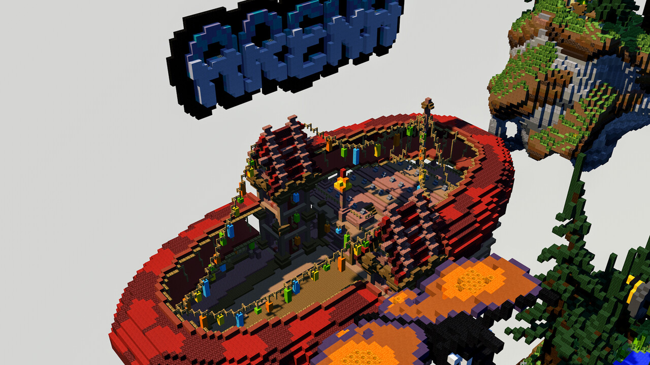 Team Arcenia - SkyBlock Spawn - Royal Island! Minecraft Map