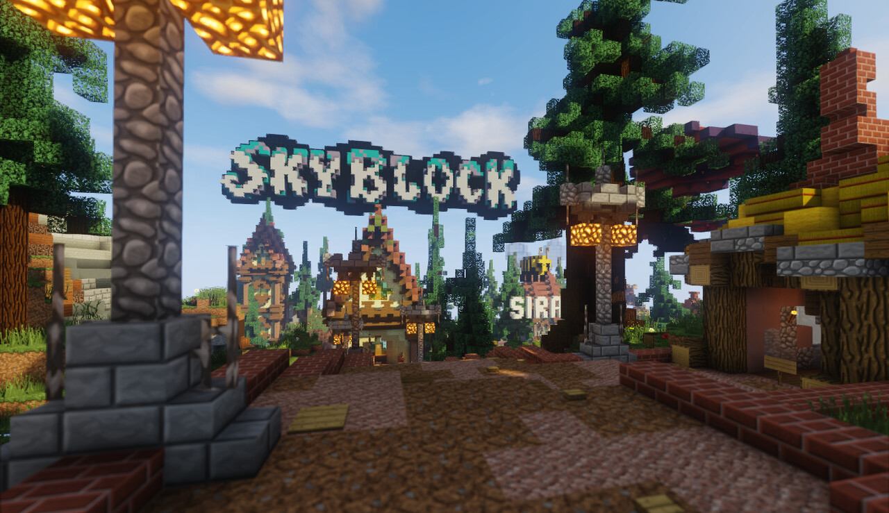 Team Arcenia - SkyBlock Spawn - Royal Island! Minecraft Map