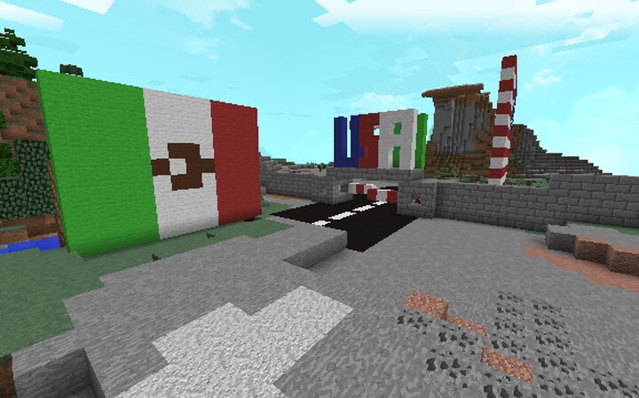 UNITED STATES BORDER WITH MEXICO Minecraft Map