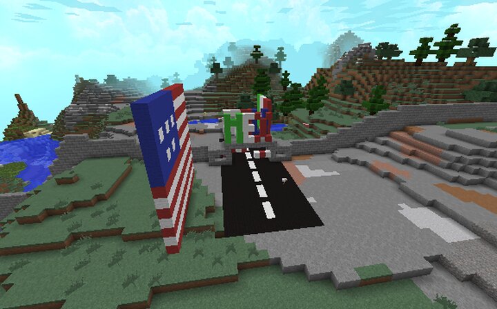 UNITED STATES BORDER WITH MEXICO Minecraft Map