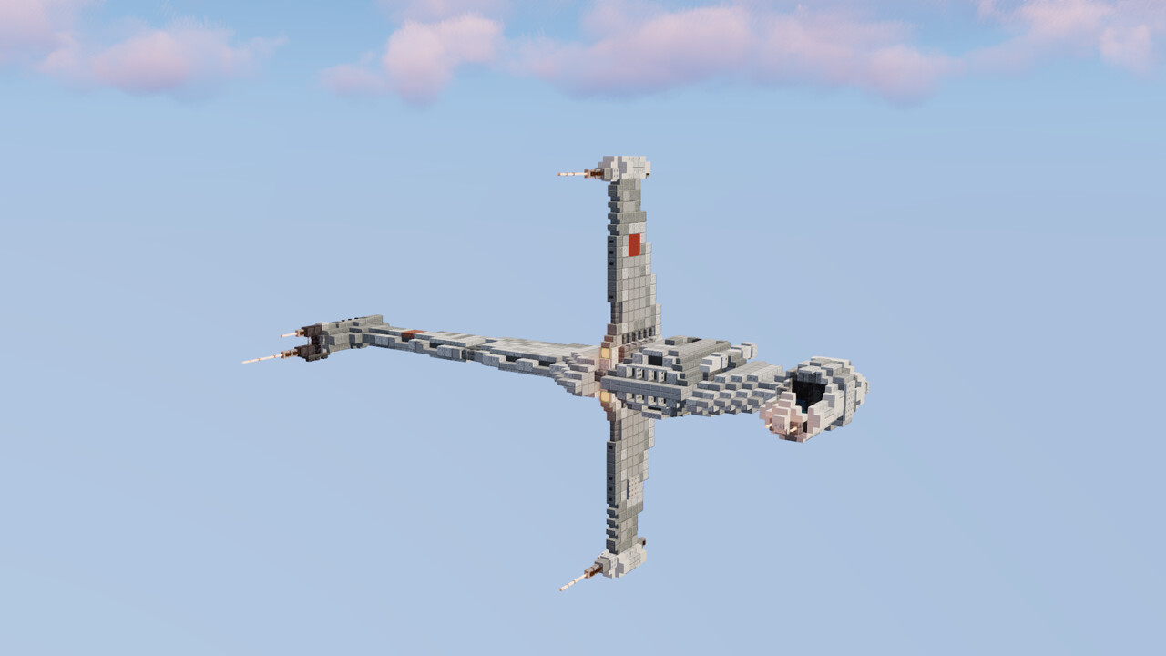 Star Wars - B-Wing Starfighter | Download Minecraft Map