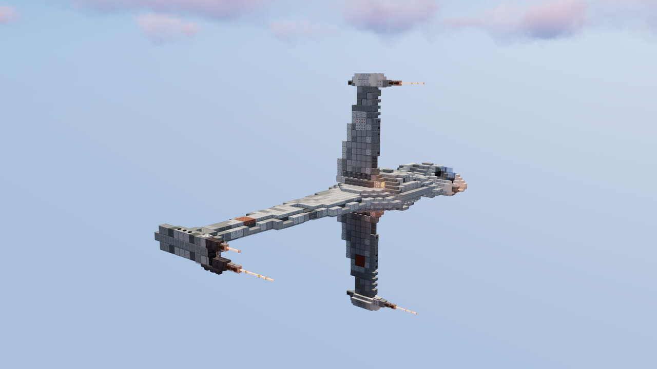 Star Wars - B-Wing Starfighter | Download Minecraft Map