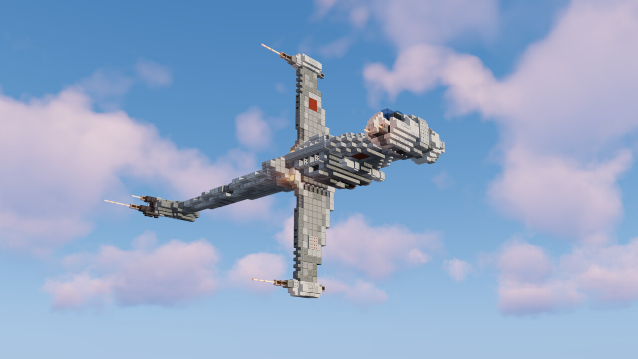 Star Wars - B-Wing Starfighter | Download Minecraft Map