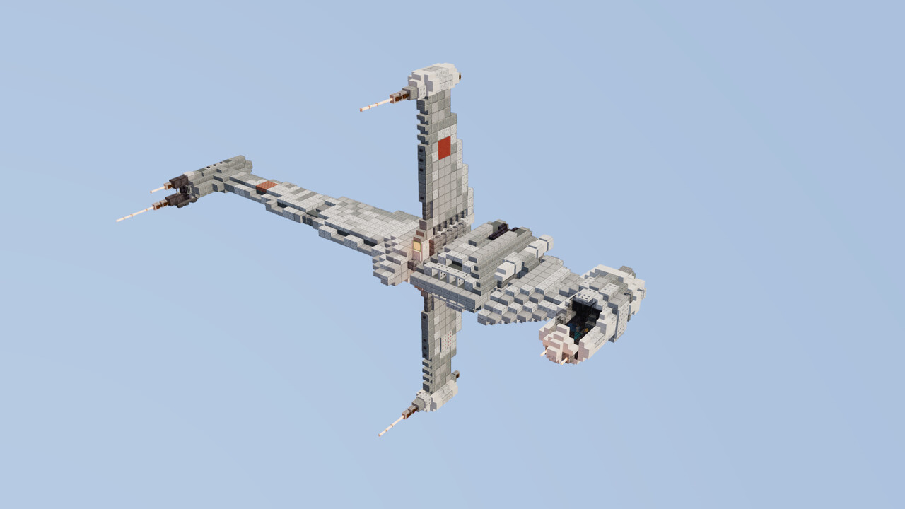 Star Wars - B-Wing Starfighter | Download Minecraft Map