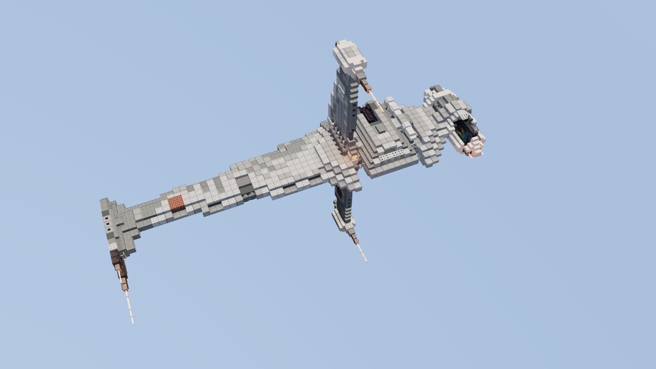 Star Wars - B-Wing Starfighter | Download Minecraft Map