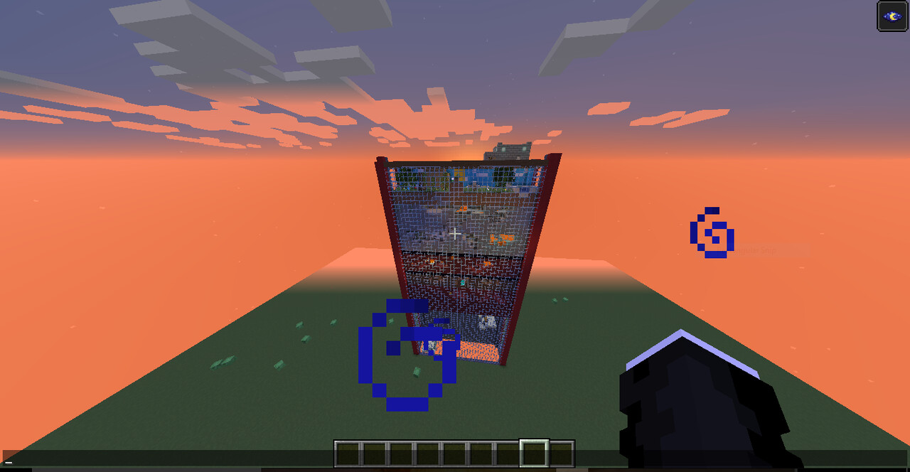 WORLD IN A BOX RE CREATED VERSION (MORE UBGRADED) Minecraft Map