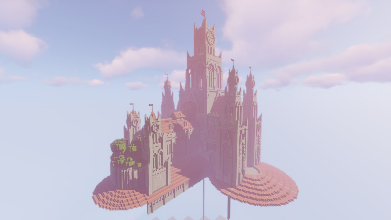 Guild Wars 2 [GW2] - Divinity's Reach Castle and Garden Minecraft Map