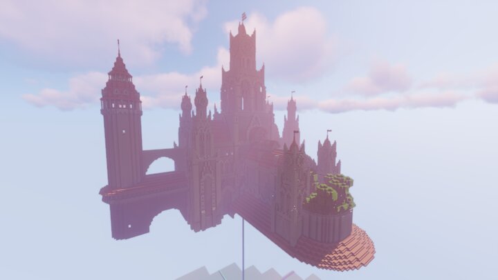 Guild Wars 2 [GW2] - Divinity's Reach Castle and Garden Minecraft Map