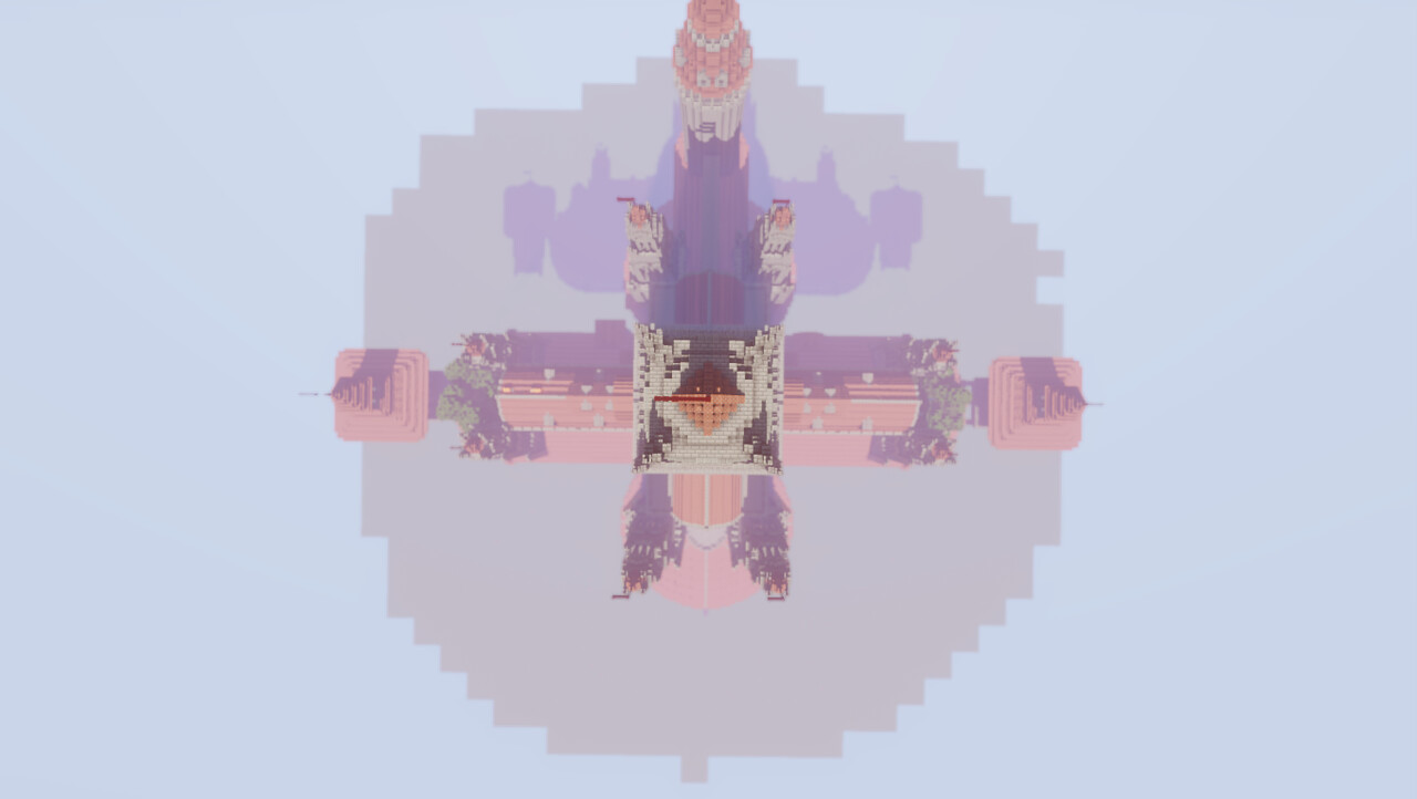 Guild Wars 2 [GW2] - Divinity's Reach Castle and Garden Minecraft Map