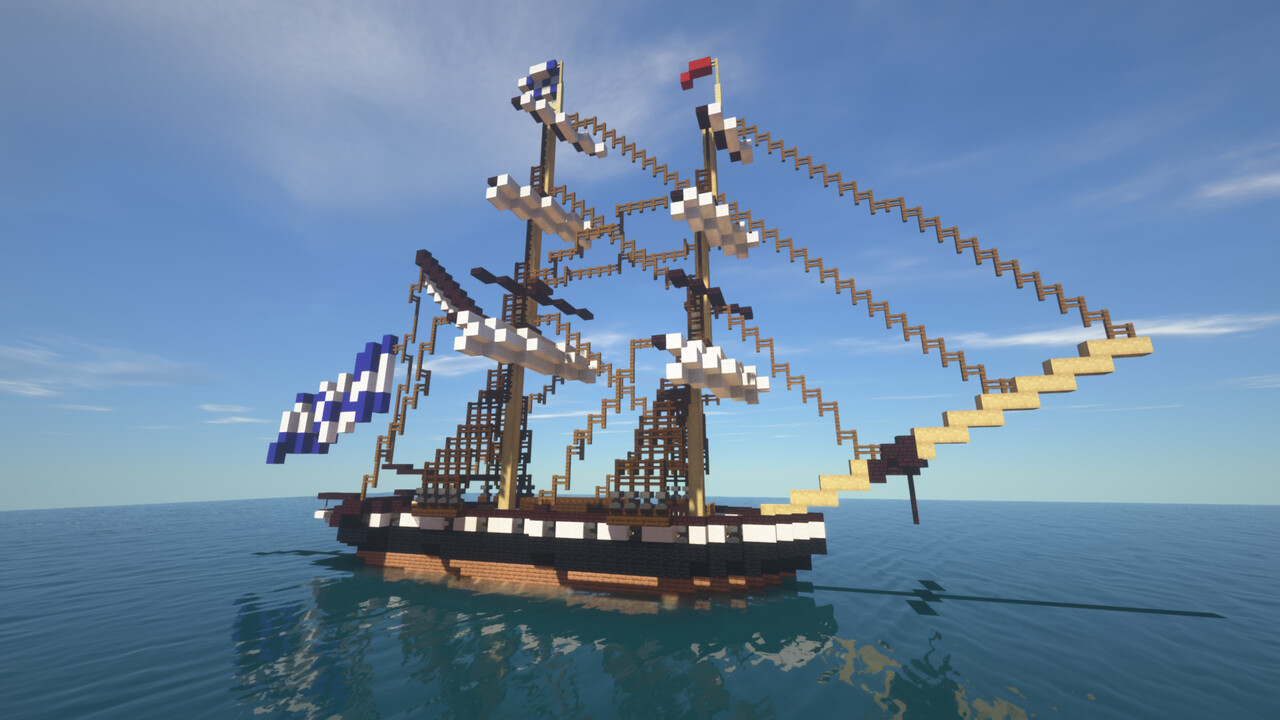Russian brig Mercury Minecraft Map