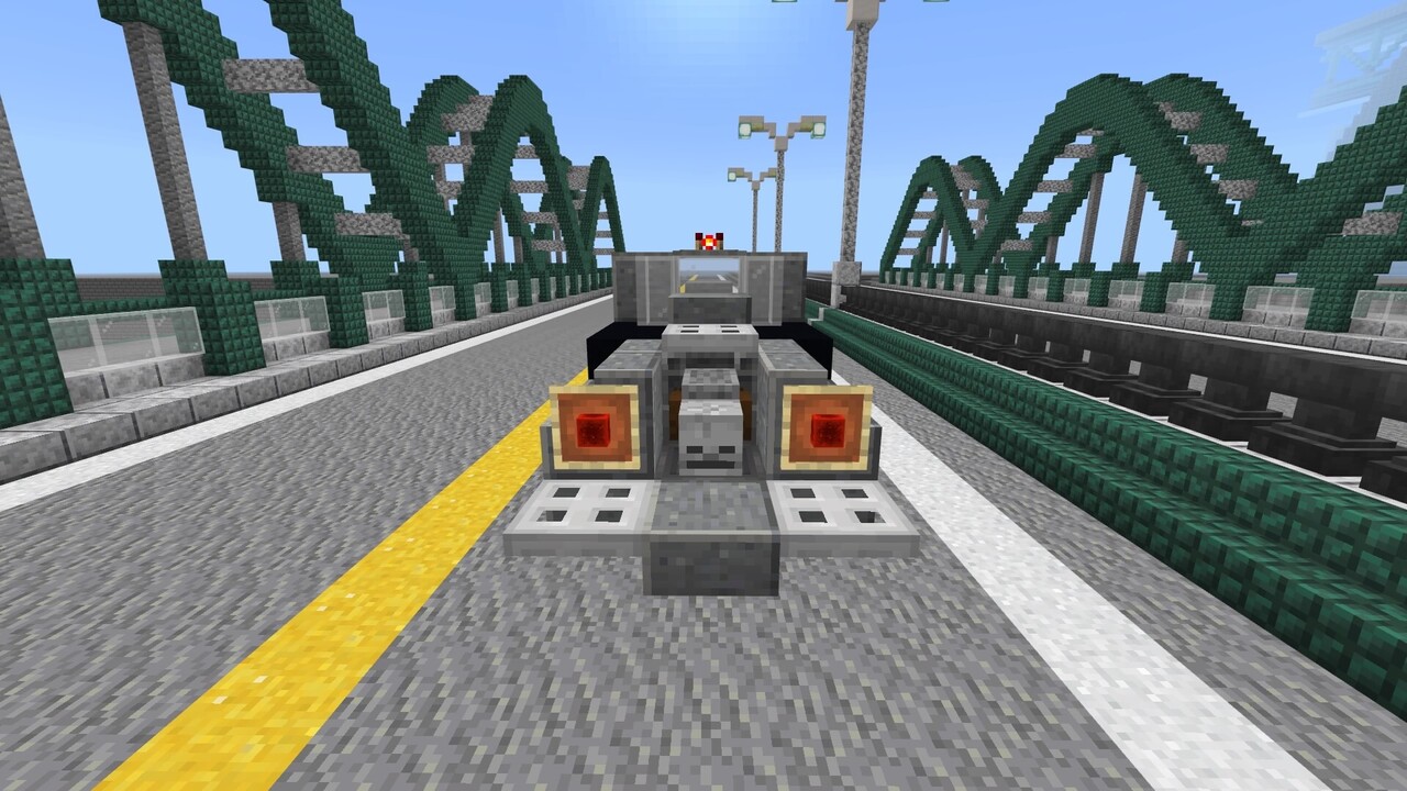 Fallout 4 police car Minecraft Map