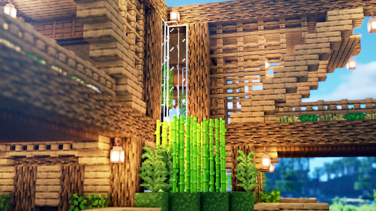 Minecraft: How to build a Circle Farm Base Minecraft Map