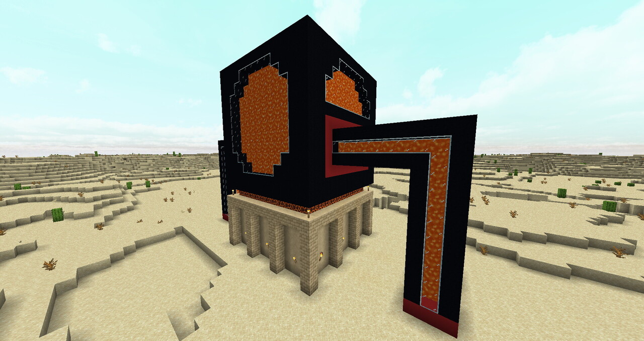 The Burning Desert - Lava tank Minecraft Map