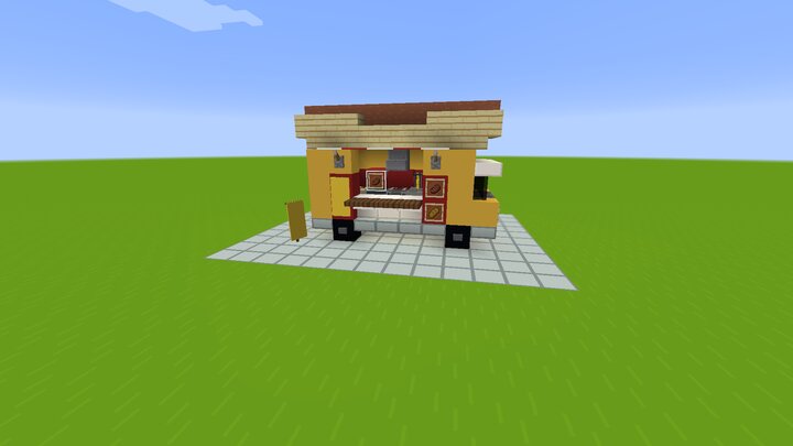 Hot Dog Food Truck Minecraft Map