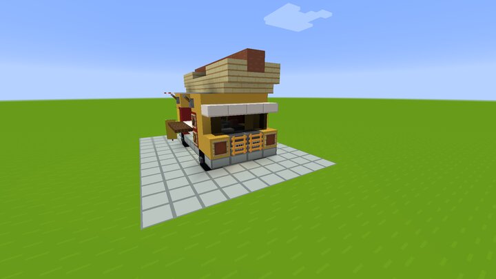 Hot Dog Food Truck Minecraft Map