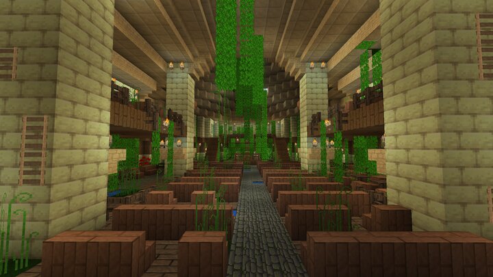 Caribbean themed city Minecraft Map