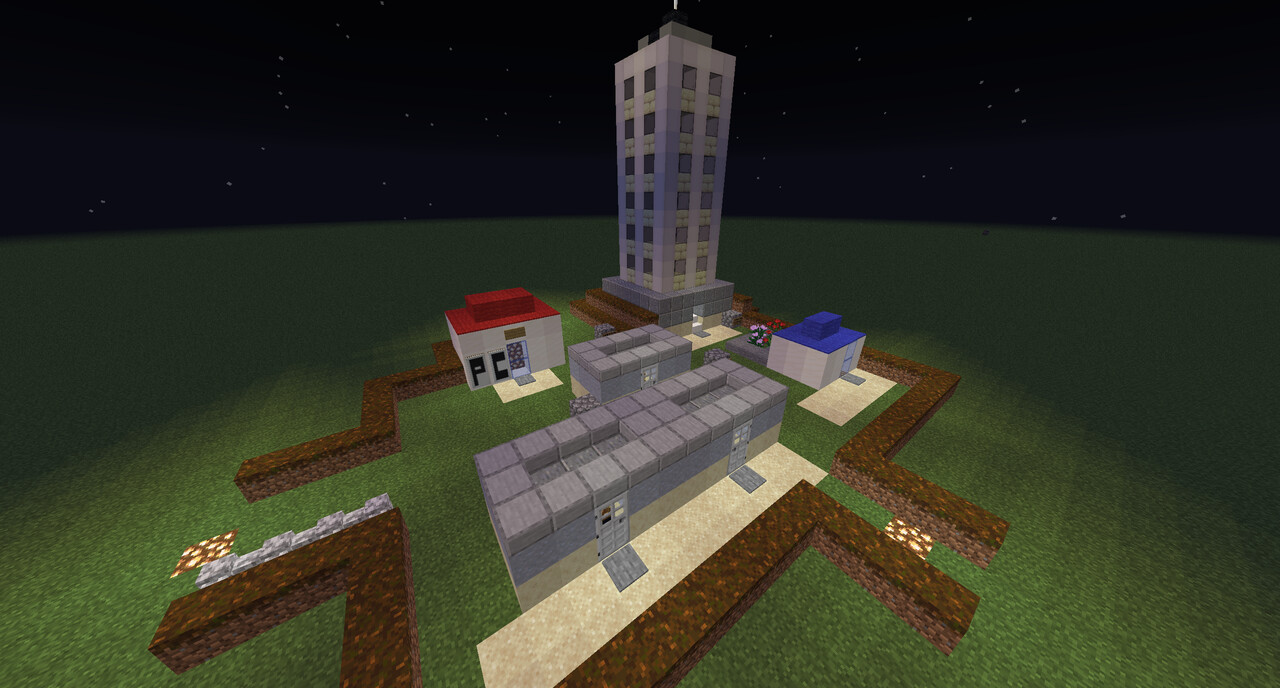 Lavender Town Pokemon (FR/LG) Minecraft Map