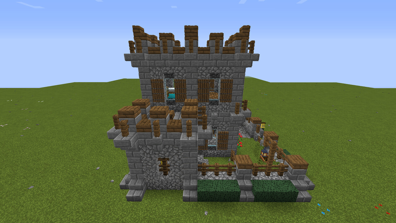 One-Chunk Survival Base Minecraft Map