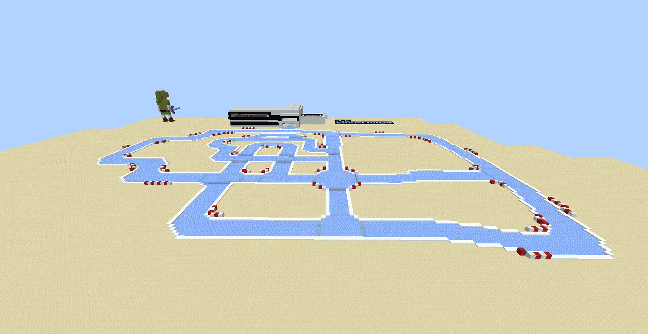 ICE SPEEDWAY (update: details and english) Minecraft Map