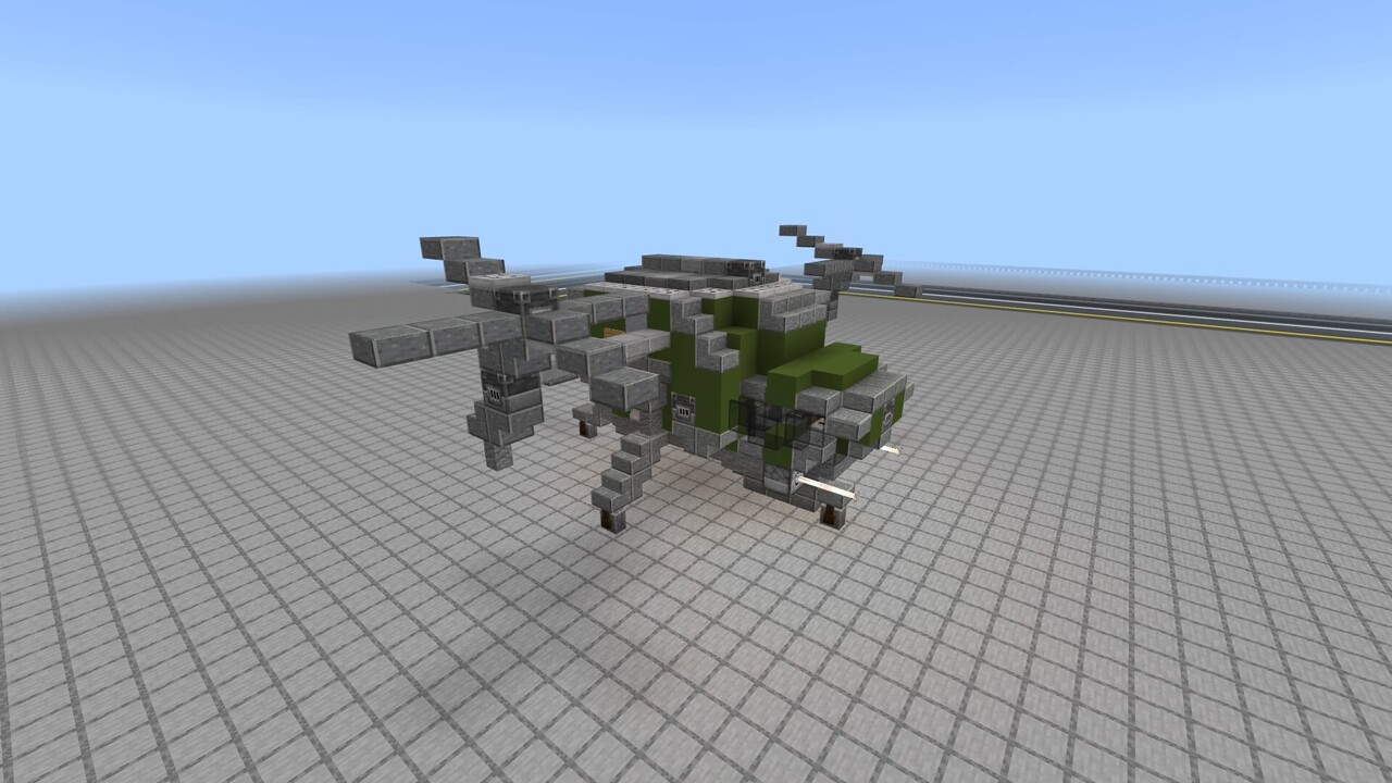 Fallout 3 Vertibird MK I Minecraft Map
