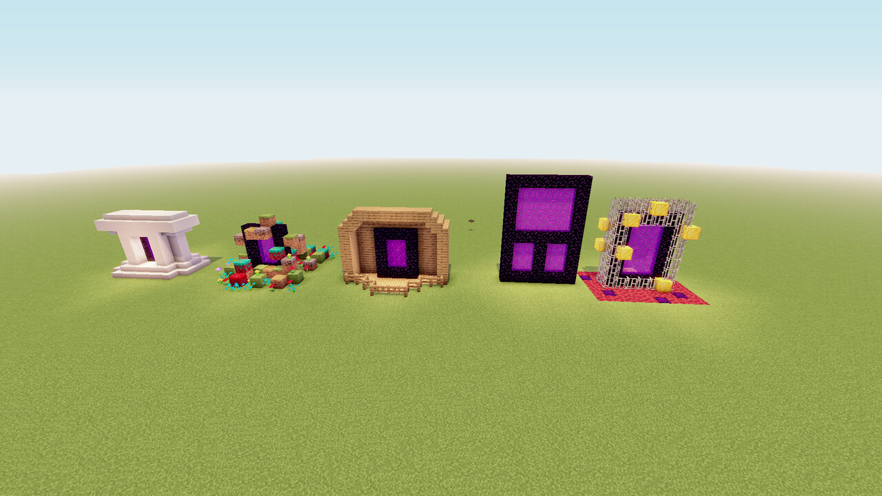 Nether Portal Designs! Minecraft Map
