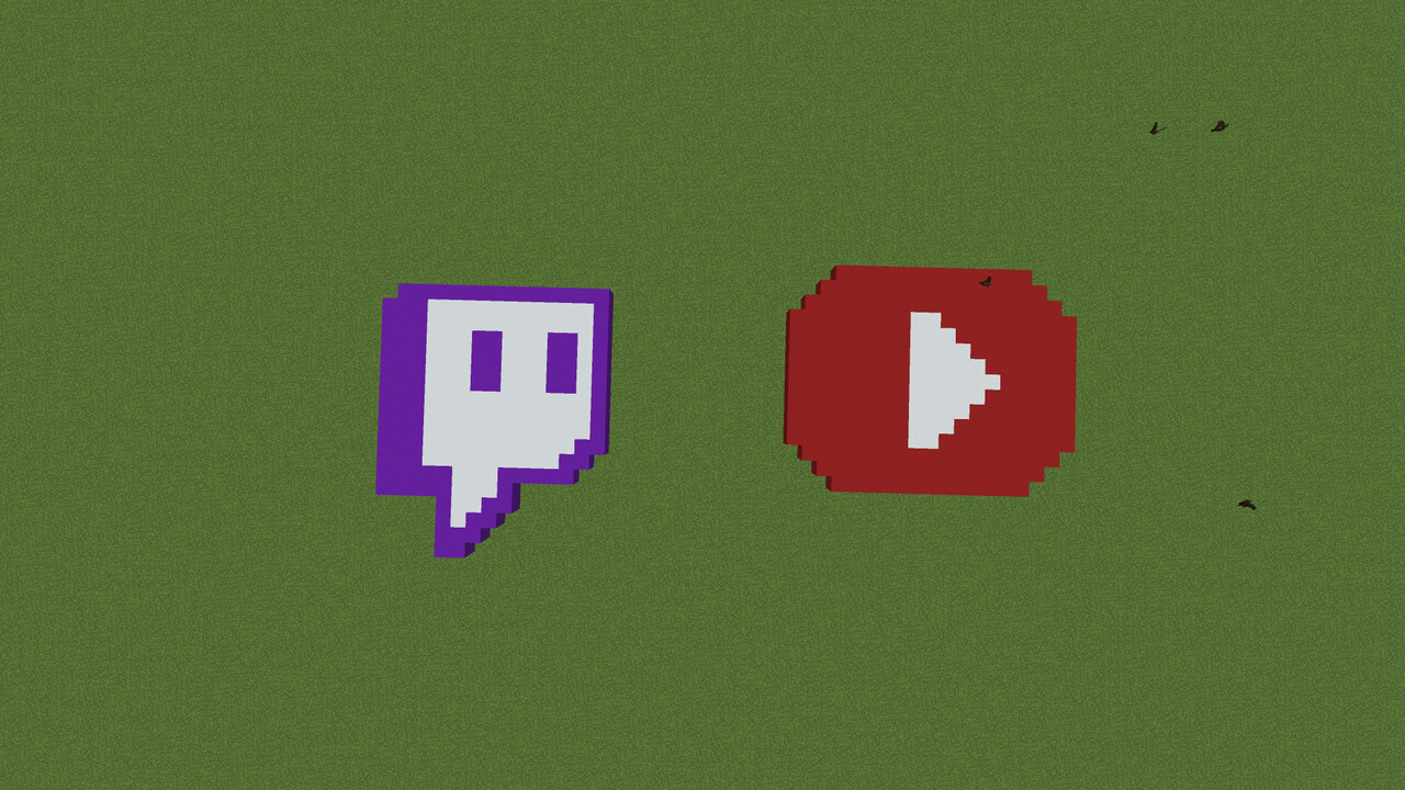twitch, youtube , and netflix Minecraft Map