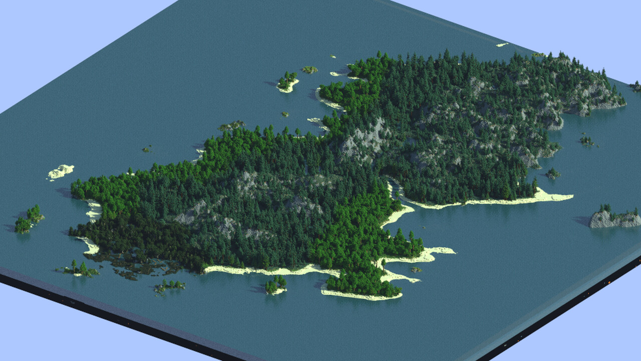 Vormsi [1,000 x 1,000] Realistic Terrain [Download] Minecraft Map