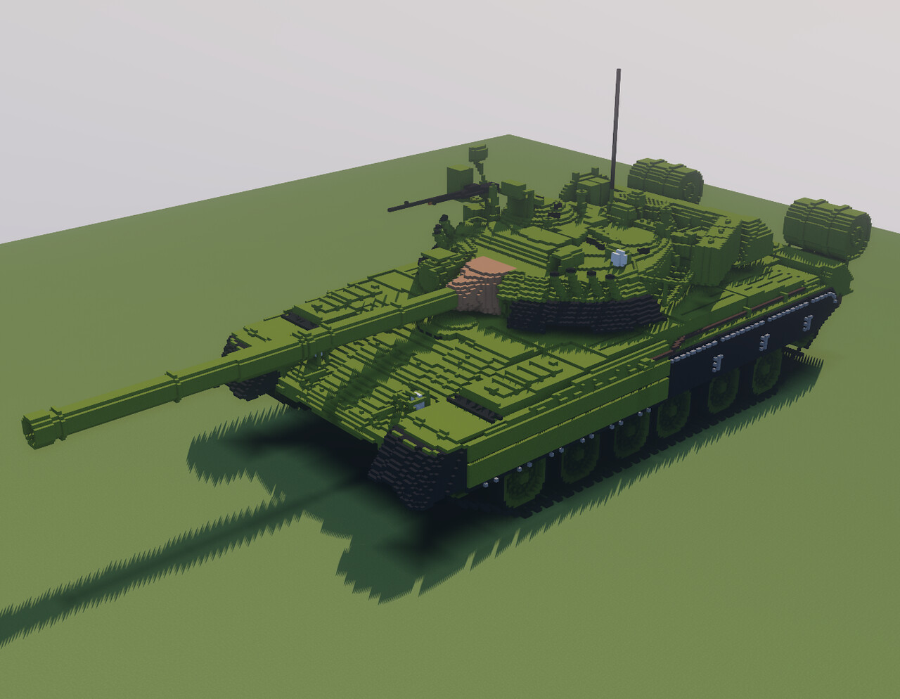 T-80U 30:1 scale Minecraft Map