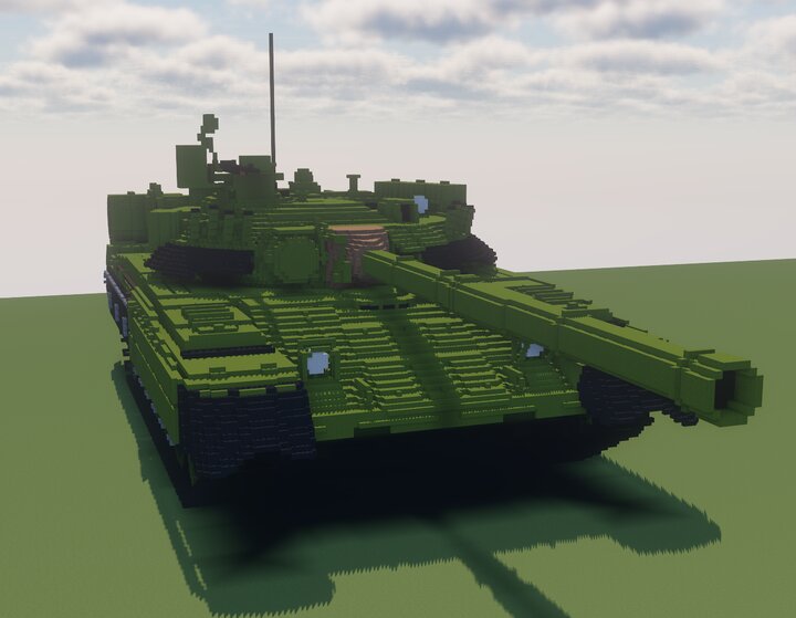 T-80U 30:1 scale Minecraft Map