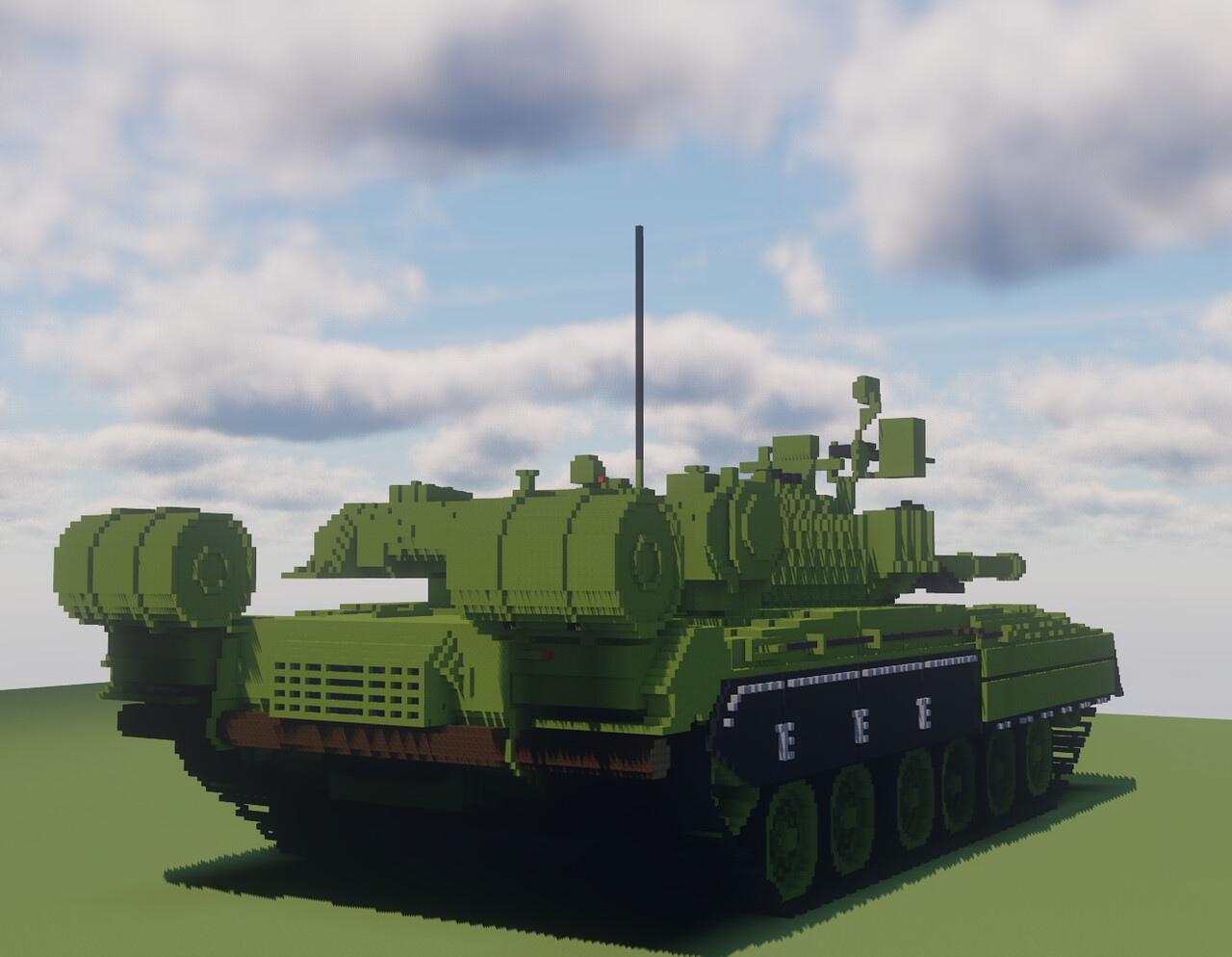 T-80U 30:1 scale Minecraft Map