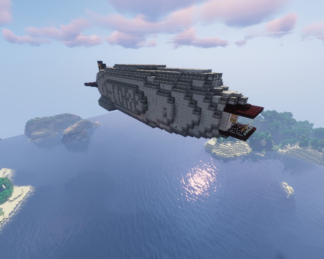 Imperial Navy Destroyer REFIT-2 (L-Corp) for movecraft Minecraft Map