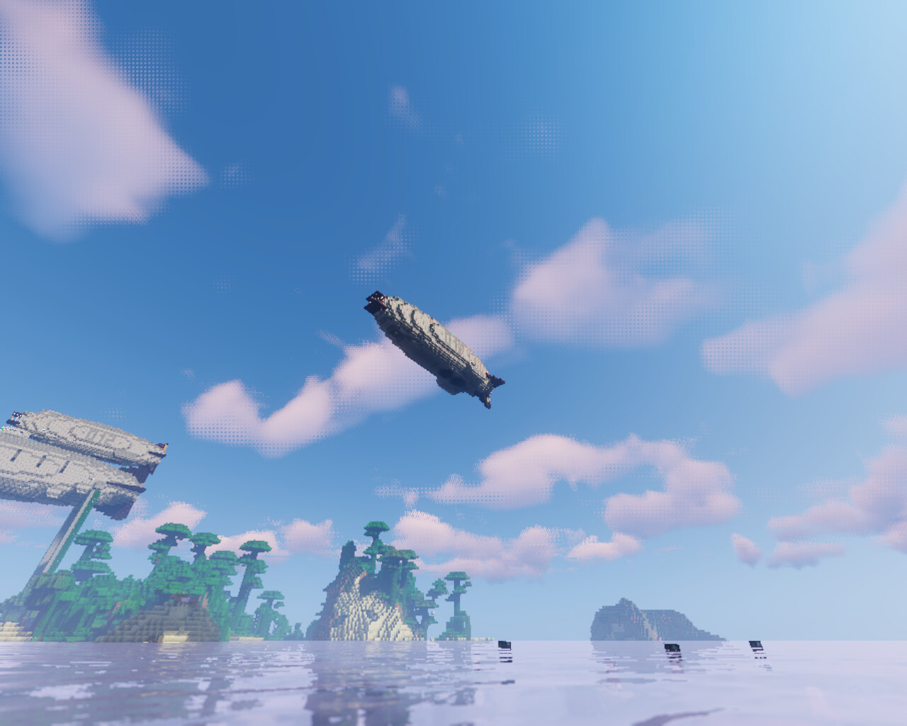 Imperial Navy Destroyer REFIT-2 (L-Corp) for movecraft Minecraft Map