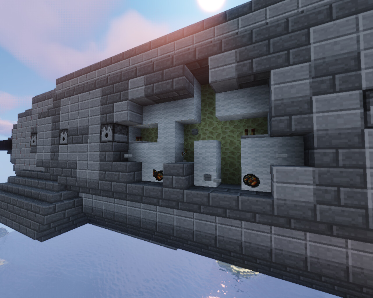 Imperial Navy Destroyer REFIT-2 (L-Corp) for movecraft Minecraft Map