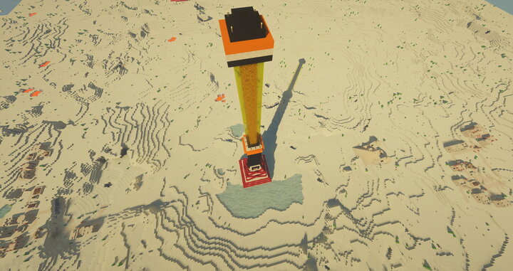 The Burning Desert - Lighthouse Minecraft Map