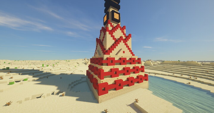 The Burning Desert - Lighthouse Minecraft Map
