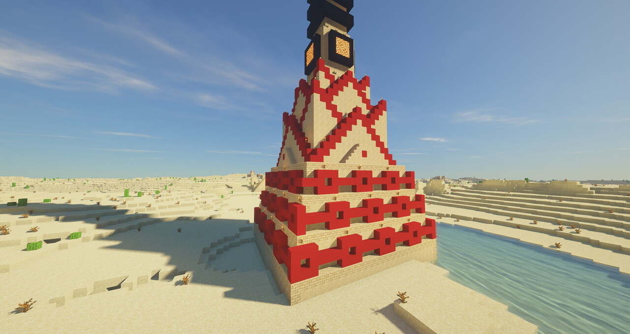 The Burning Desert - Lighthouse Minecraft Map